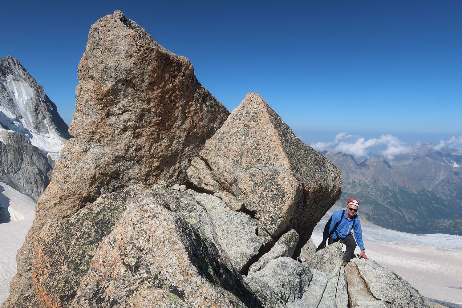 Course d’alpinisme facile avec vue imprenable: Tête Blanche – Petite ...